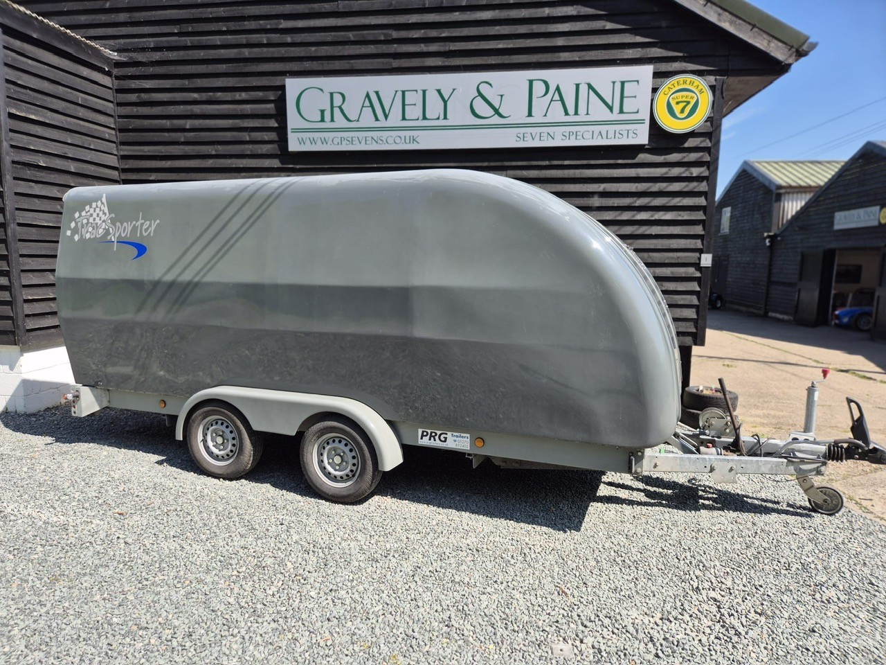 * NOW SOLD * PRG TracSporter Enclosed Twin Axle - GP Sevens - Caterham ...